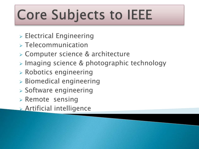 IEEE database ppt | PPTX