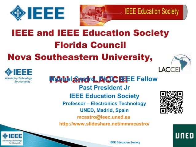 IEEE and IEEE Education Society - Florida Council | PPT