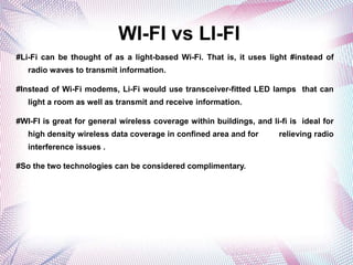 li-fi(light fidelity) | PPT