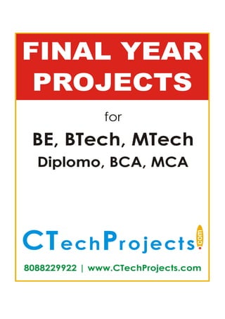 IEEE Final Year Project Titles 2016-17 - Java - Data Mining | PDF