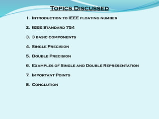 IEEE Floating Point Number with Single and Double Precision(Analog and ...