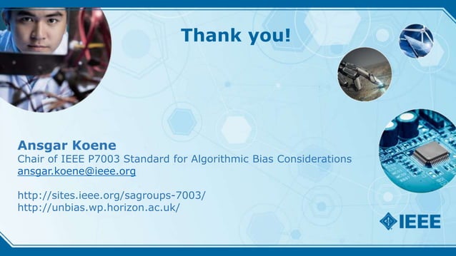 IEEE P7003 at ICSE Fairware 2018 | PPT