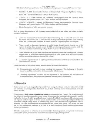 IEEE Guide for Field Testing of Shielded Power Cable (IEEE 400.2 2013 ...