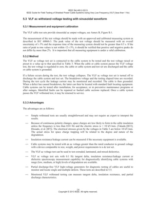 IEEE Guide for Field Testing of Shielded Power Cable (IEEE 400.2 2013 ...