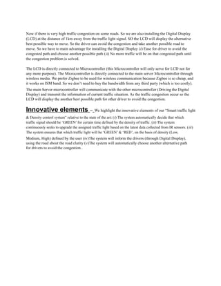 Smart Traffic Congestion Control System | RTF