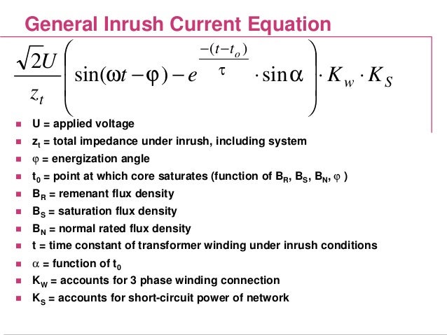 Ieee inrush tutorial