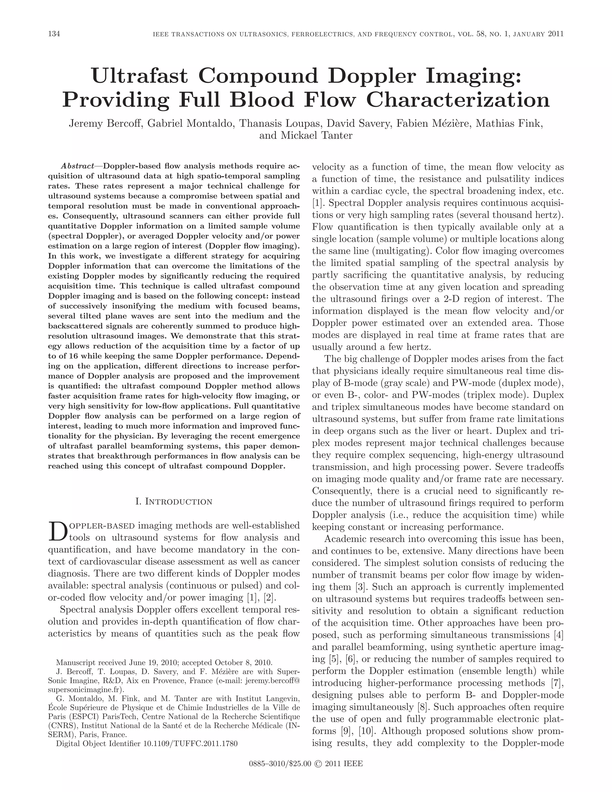 Ieee jan 2011 ultrafast compound doppler imaging providing full blood ...