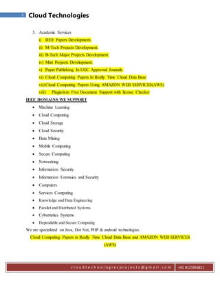 IEEE 2018 Java Projects | B-Tech Major Projects | M-Tech Major Projects | Machine Learning ...