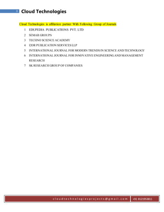 IEEE 2018 Java Projects | B-Tech Major Projects | M-Tech Major Projects | Machine Learning ...