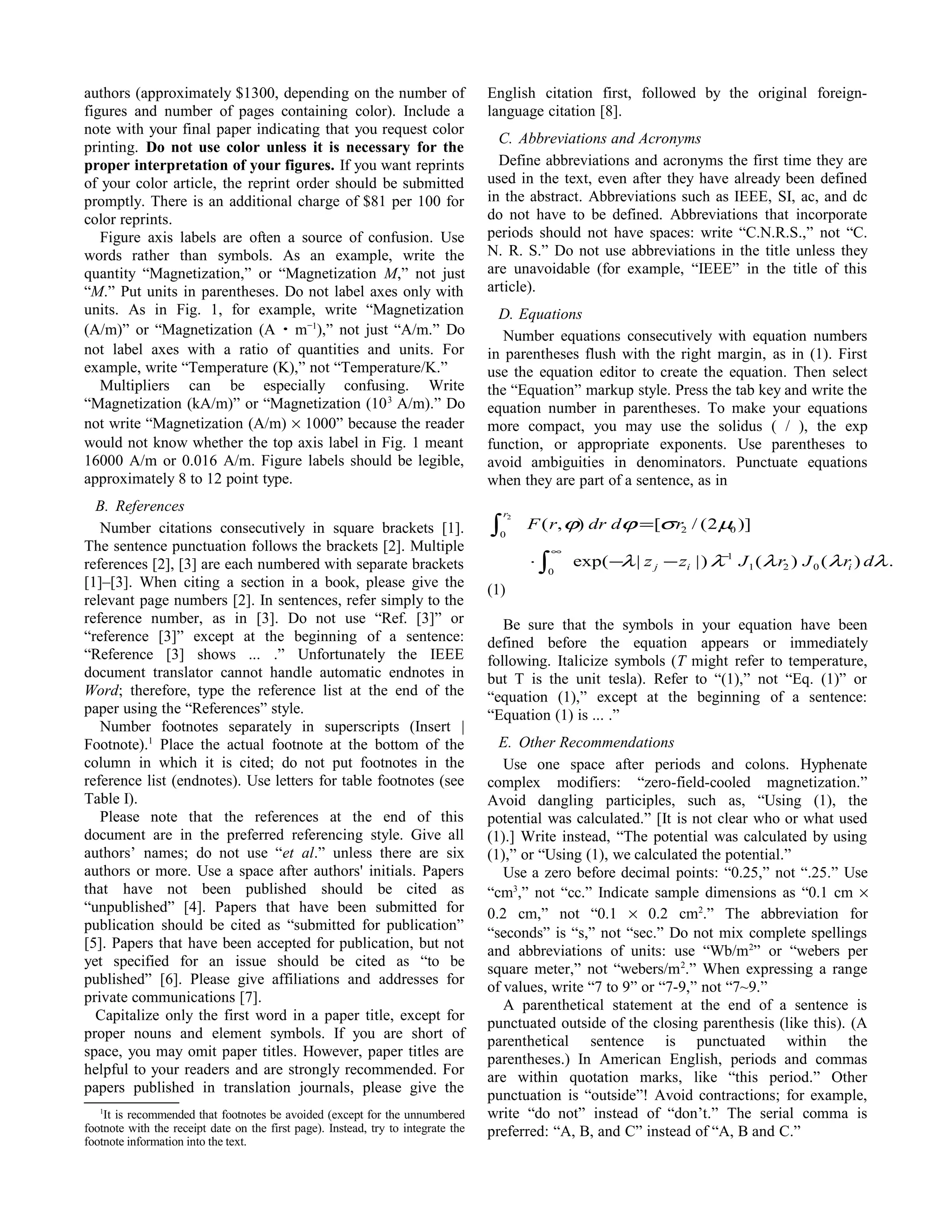 IEEE word template | DOC