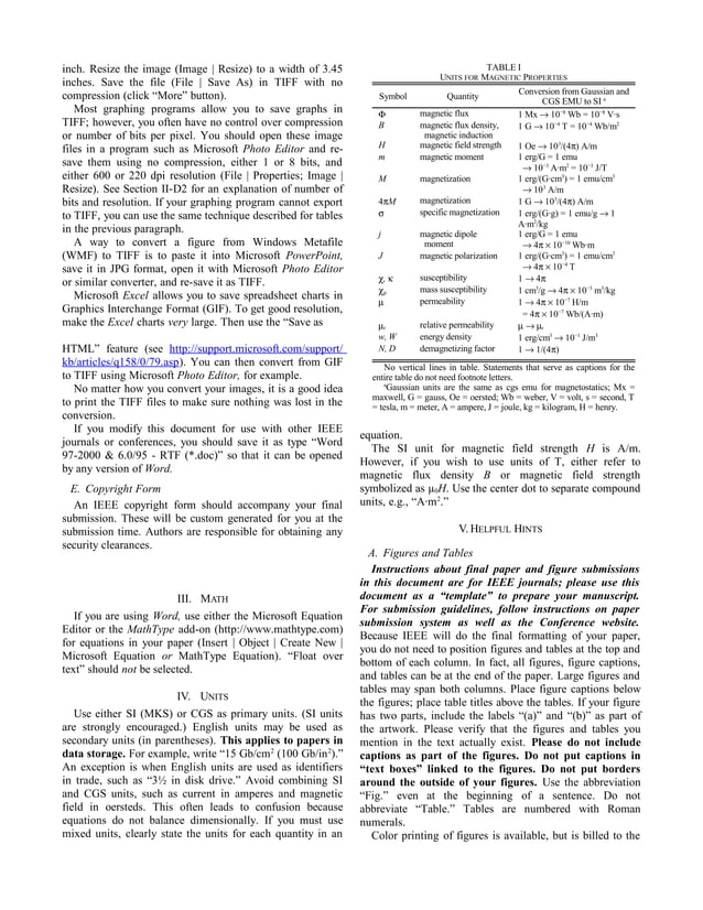 IEEE word template | DOC | Desktop Publishing | Computer Software and ...