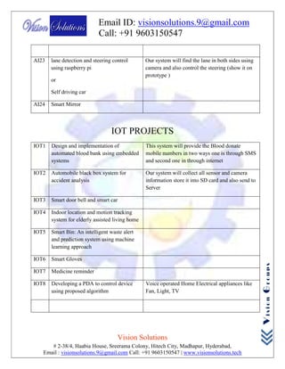 Ieee m.tech embedded 2018 project list | PDF | Computer Software and Applications | Computing