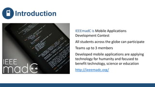 IEEEmadC Sponsors Deck (Mobile Application Development Contest) | PPT