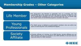 IEEE Membership Awareness & Benefits - 2014 | PPSX