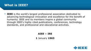 IEEE Membership Awareness & Benefits - 2014 | PPT