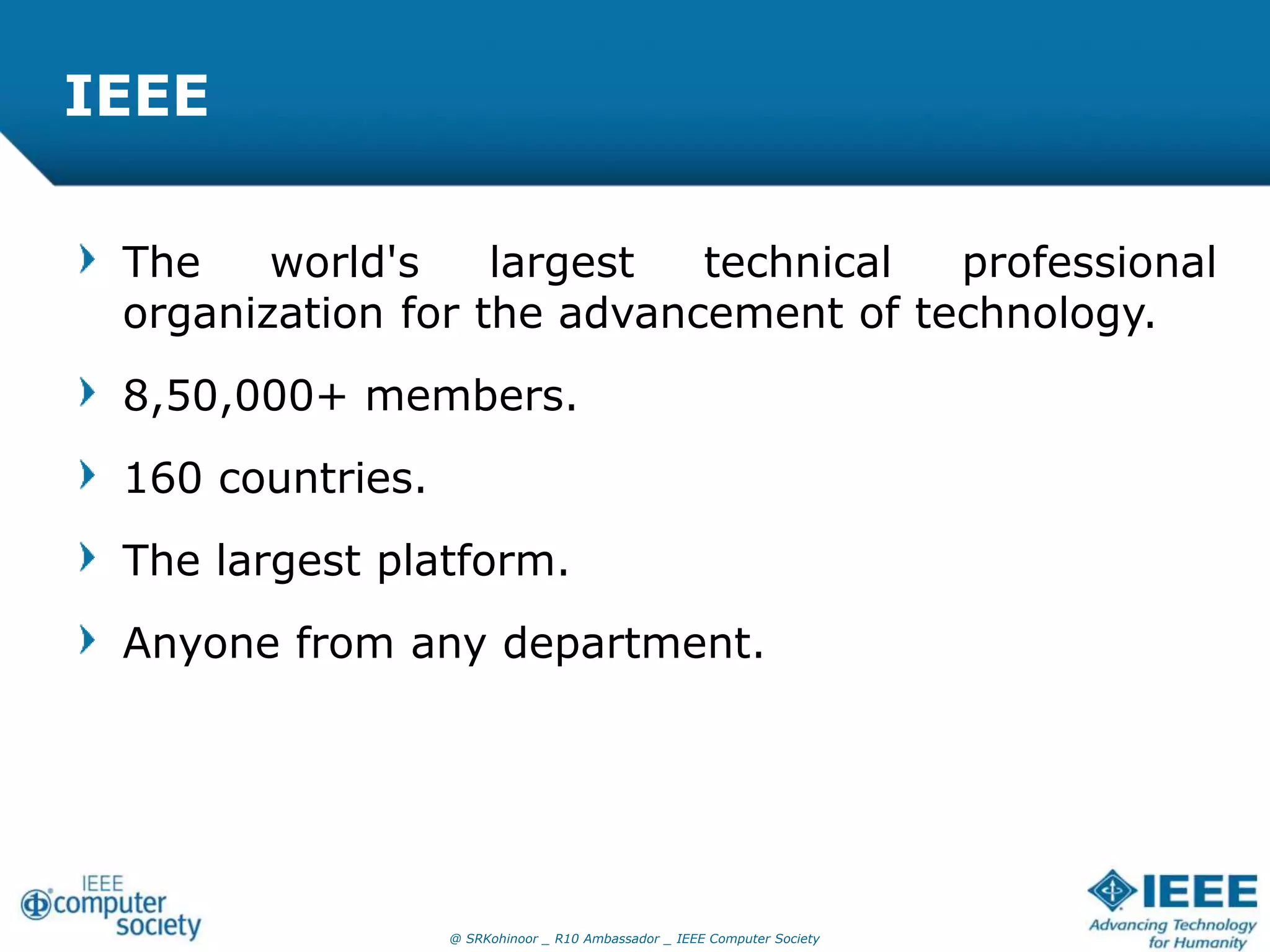 IEEE Student and Professional Membership Benefits | PPSX