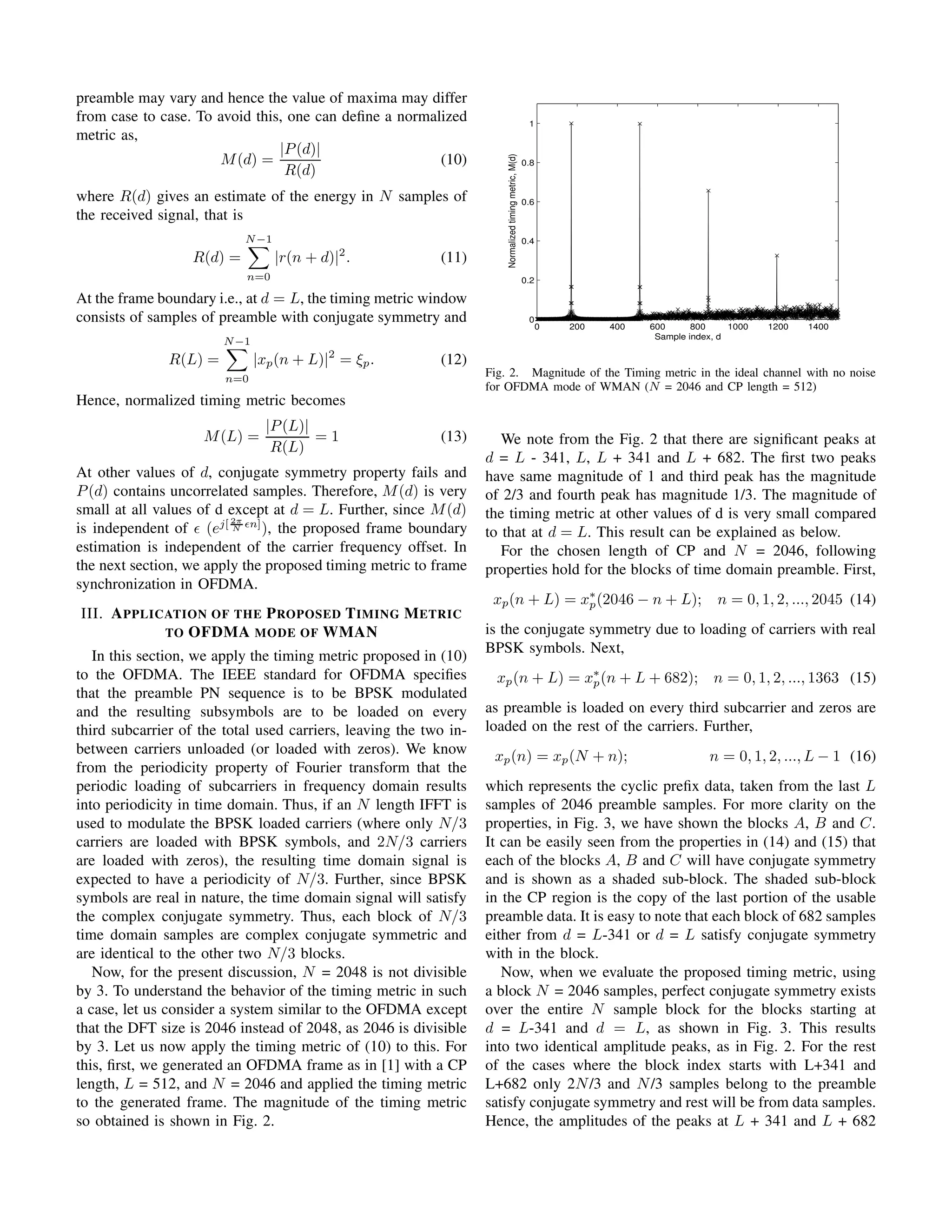 Frame Synchronization For Ofdma Mode Of Wman Pdf