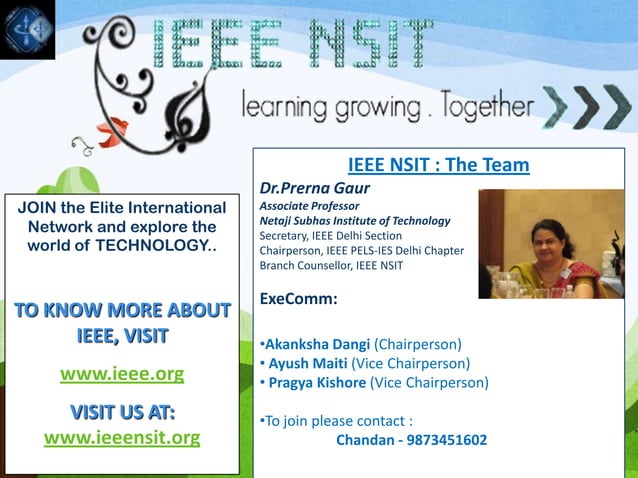 Ieee nsit orientation | PPT
