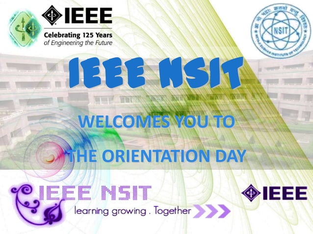 Ieee nsit orientation | PPT