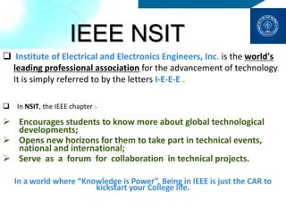 Ieee nsit orientation | PPT