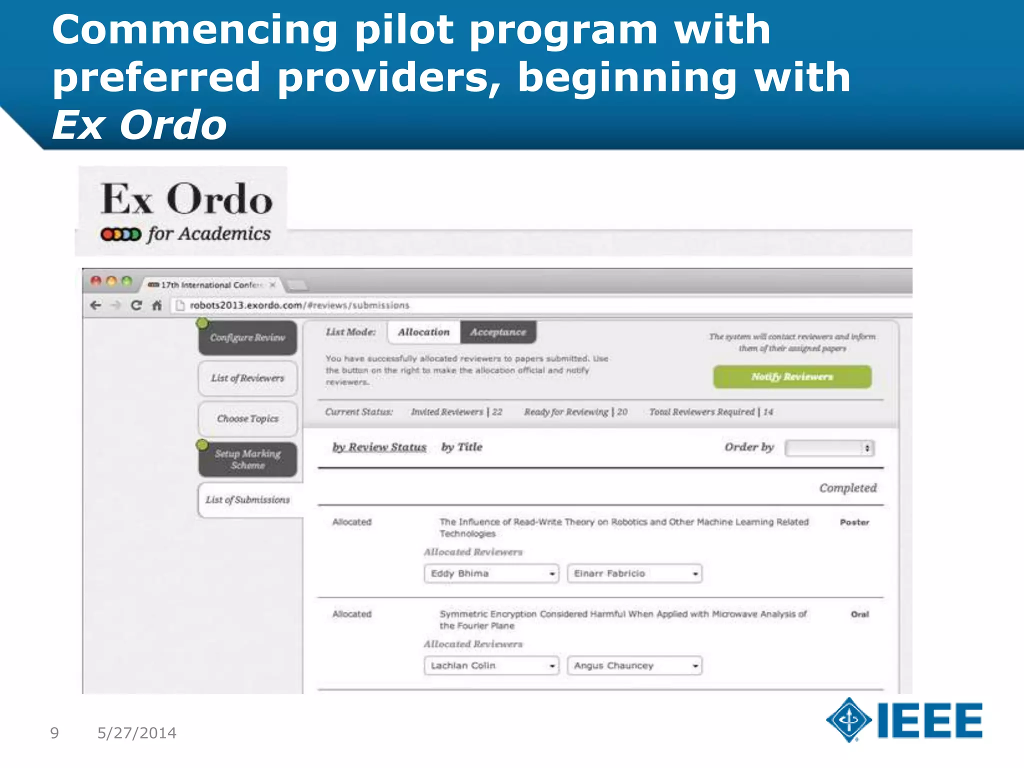 IEEE and ORCID Implementation | PPT