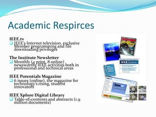 Ieee orientation 2013 bracusb | PPT