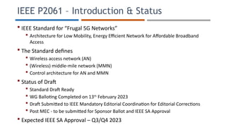 IEEE P2061 presentation IEEE detailed information | PPTX