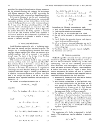 A Discrete Firefly Algorithm for the Multi-Objective Hybrid Flowshop Scheduling Problems | PDF