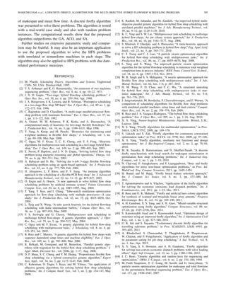 A Discrete Firefly Algorithm for the Multi-Objective Hybrid Flowshop Scheduling Problems | PDF