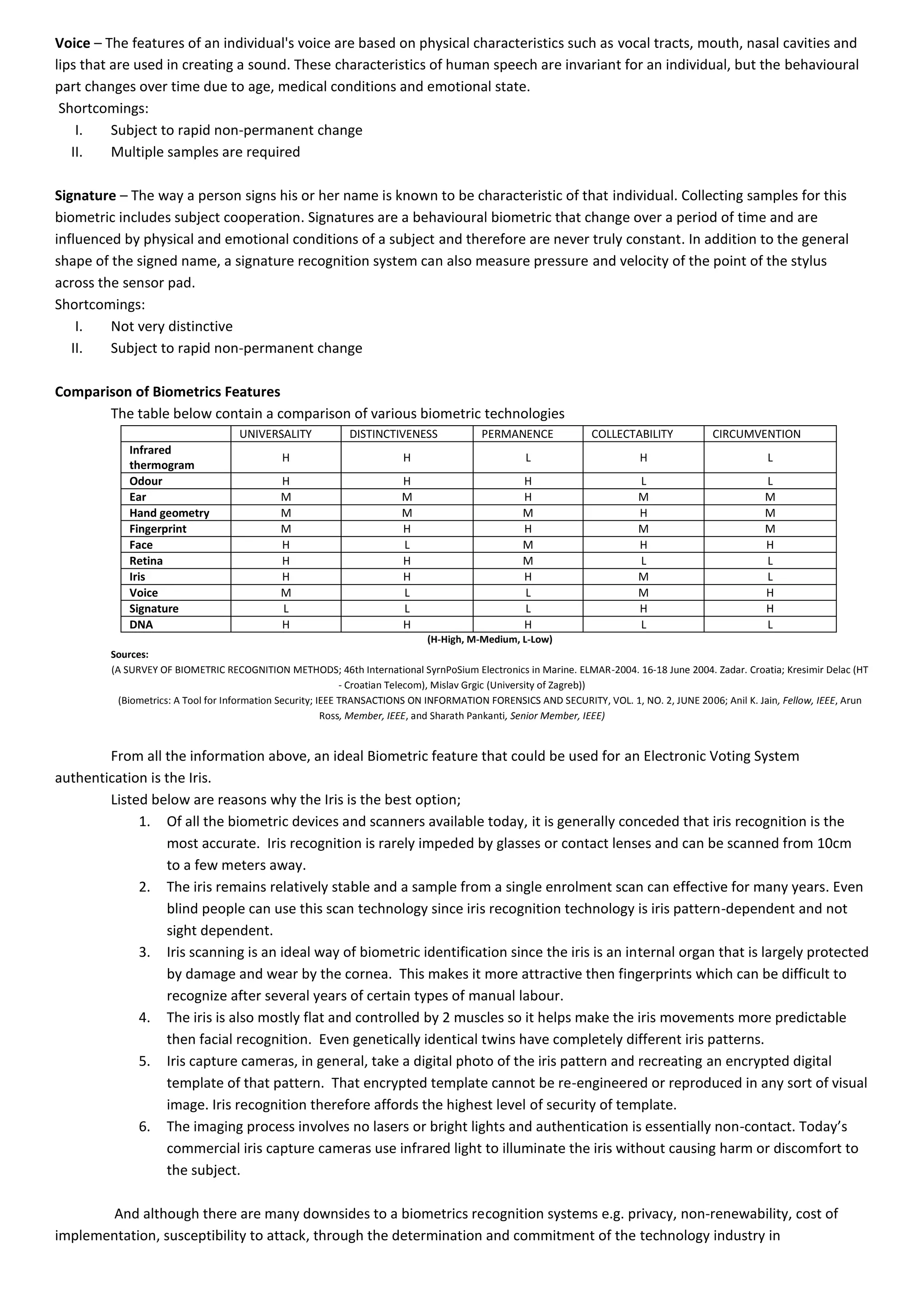 Using Biometrics to address Voter Authentication | PDF