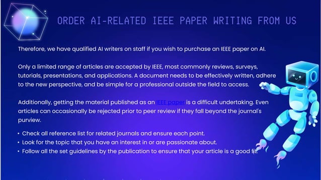 IEEE Paper Writing on Artificial Intelligence in London.pptx | Desktop Publishing | Computer ...