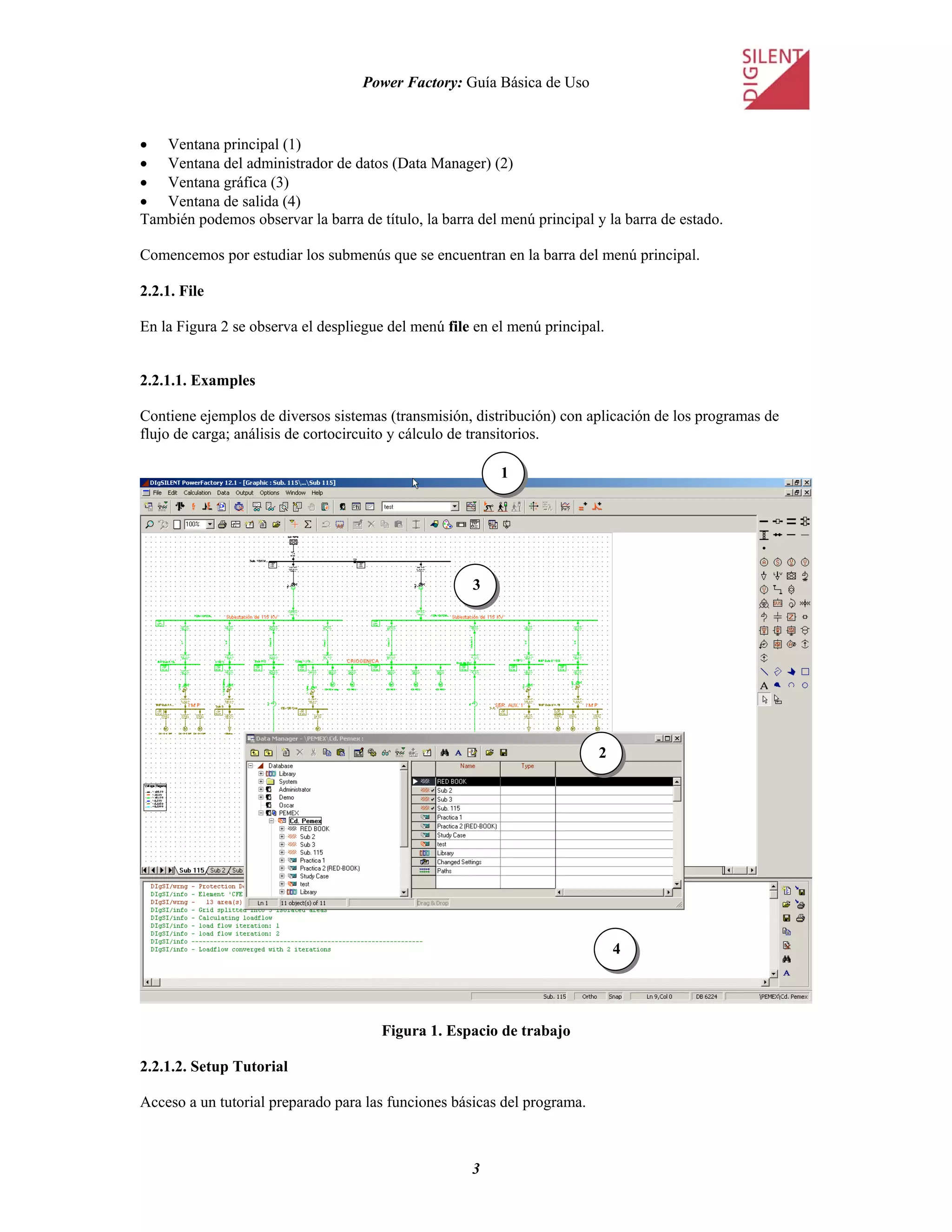 GUÍA BÁSICA DE DIGSILENT POWER FACTORY | PDF