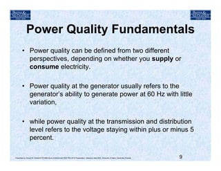Ieee power quality distribution systems | PDF