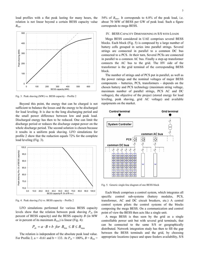 Dimensioning and Grid Integration of Mega Battery Energy Storage System for System Load Leveling ...