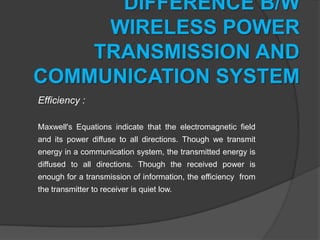 Wireless Poewr Transmission | PPT