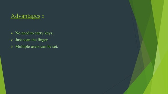 FINGERPRINT BASED VEHICLE STARTER . USING AURDINO | PPTX | Auto ...