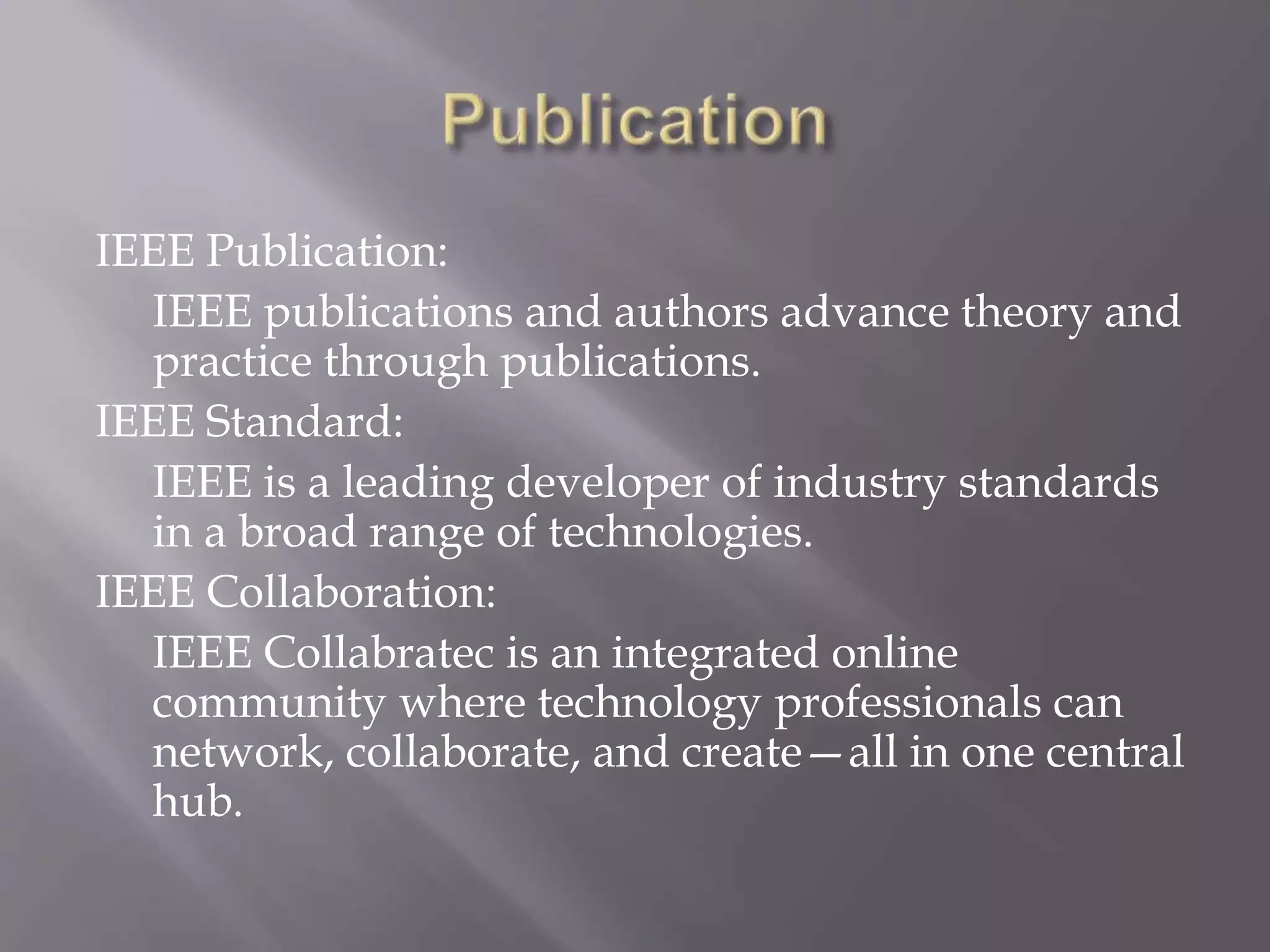 Ieee presentation | PPTX