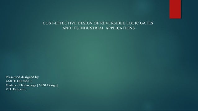 Example Of Reversible Logic Gates - Design Talk