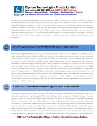Ieee projects 2012 2013 - Mobile Computing | PDF | Computer Networking | Computing