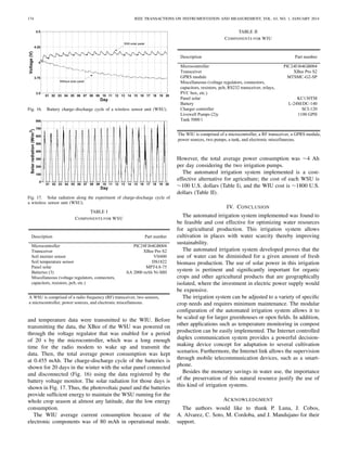 Ieeepro techno solutions 2013 ieee embedded project - automated irrigation system using a wsn | PDF