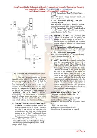 Ieeepro techno solutions 2013 ieee embedded project autonomous solar powered irrigation system | PDF