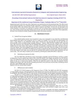 Ieeepro techno solutions embedded ieee project - voice recognition ...