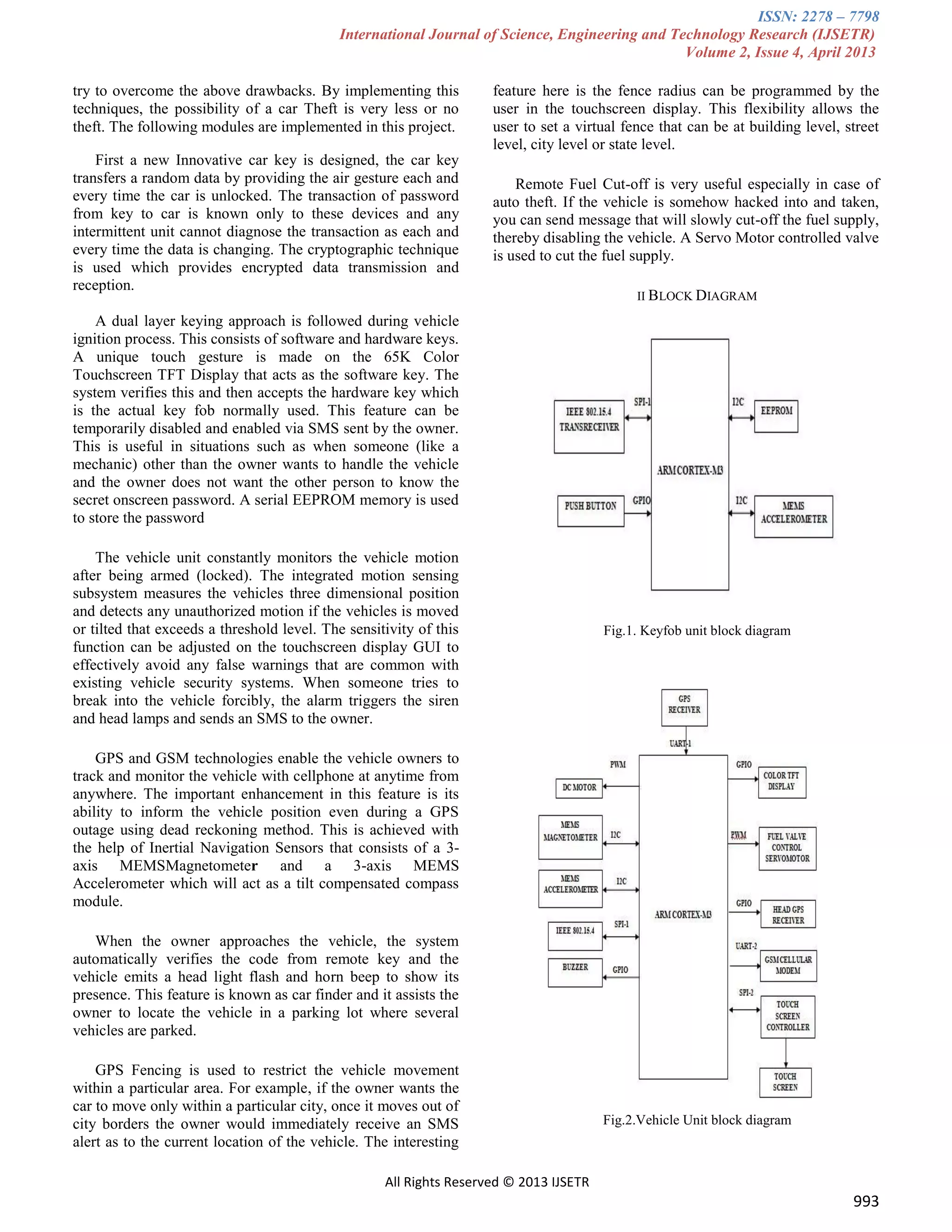 Ieeepro techno solutions ieee 2013 embedded project vehicle monitoring and theft prevention ...