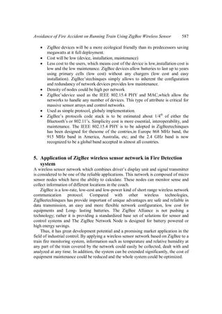 Ieeepro techno solutions ieee embedded project zigbee wsn - train | PDF