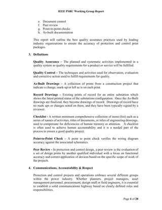 IEEE PSRC - Quality Assurance for Protection and Control Design | PDF