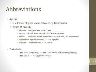 Ieee referencing | PPTX