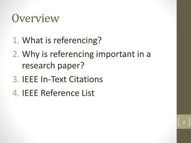 Ieee referencing | PPTX