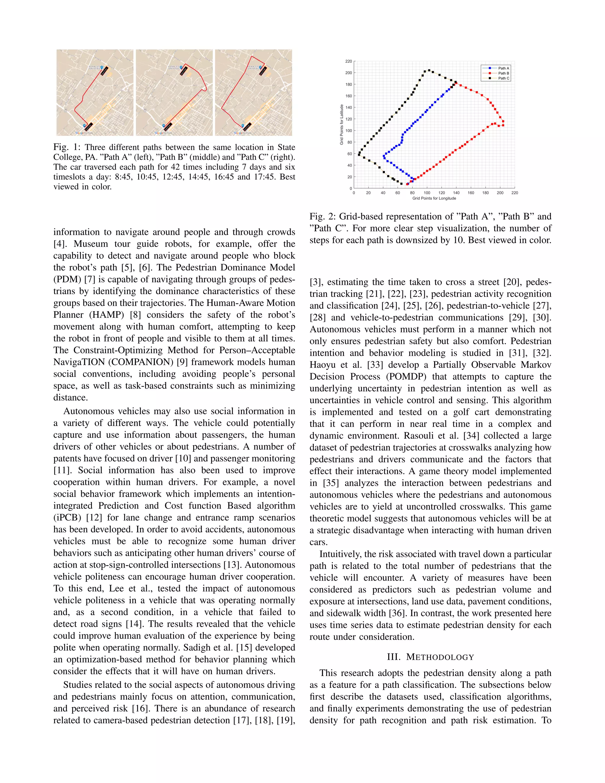 Pedestrian Density Based Path Recognition and Risk Prediction for Autonomous Vehicles | PDF