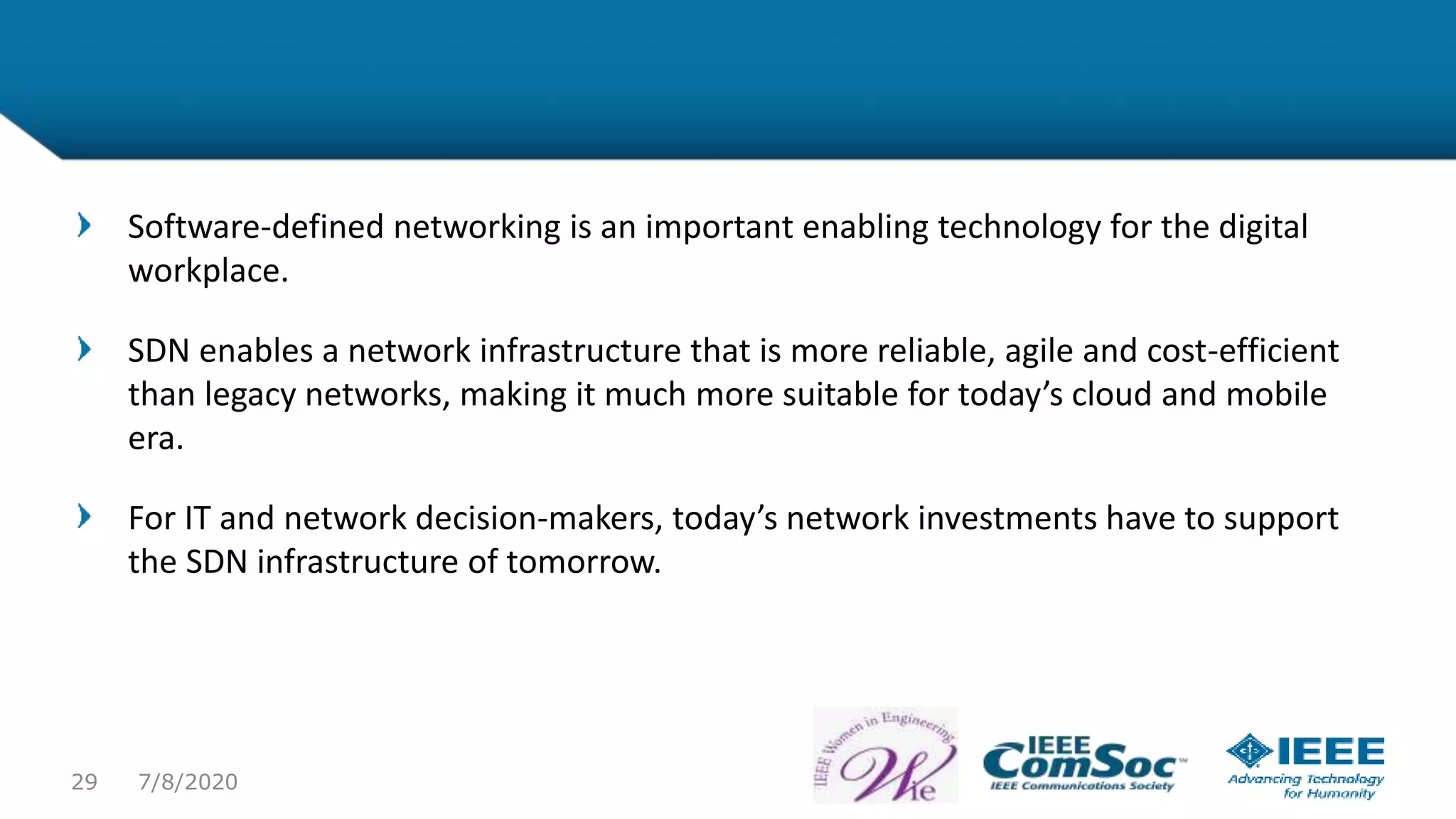 Software Defined Networking Networking Traditional Networking Sdn Benefits Pptx Computer