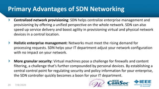 Software Defined Networking/ Networking/ Traditional Networking/ SDN Benefits | PPTX